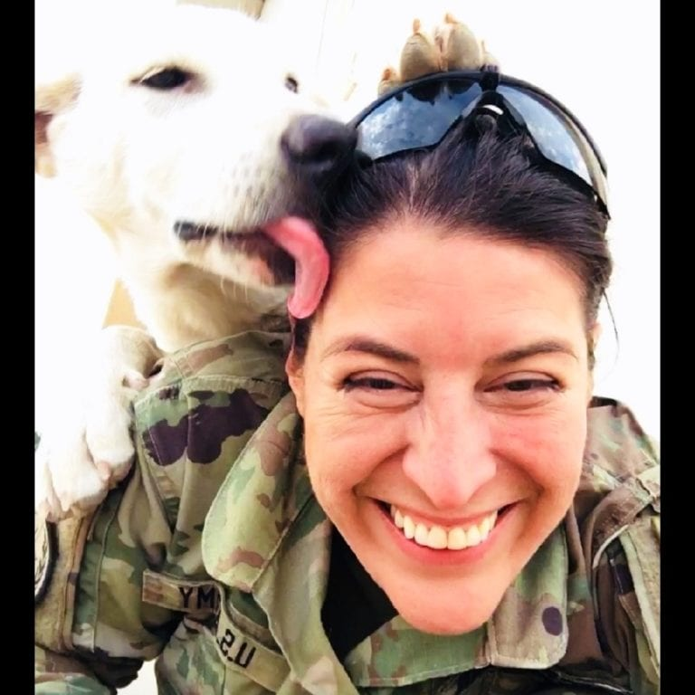 SOLDIER WAS HOPING TO REUNITE WITH THE PUPPY SHE SAVED,BUT SHE RAN OUT ...
